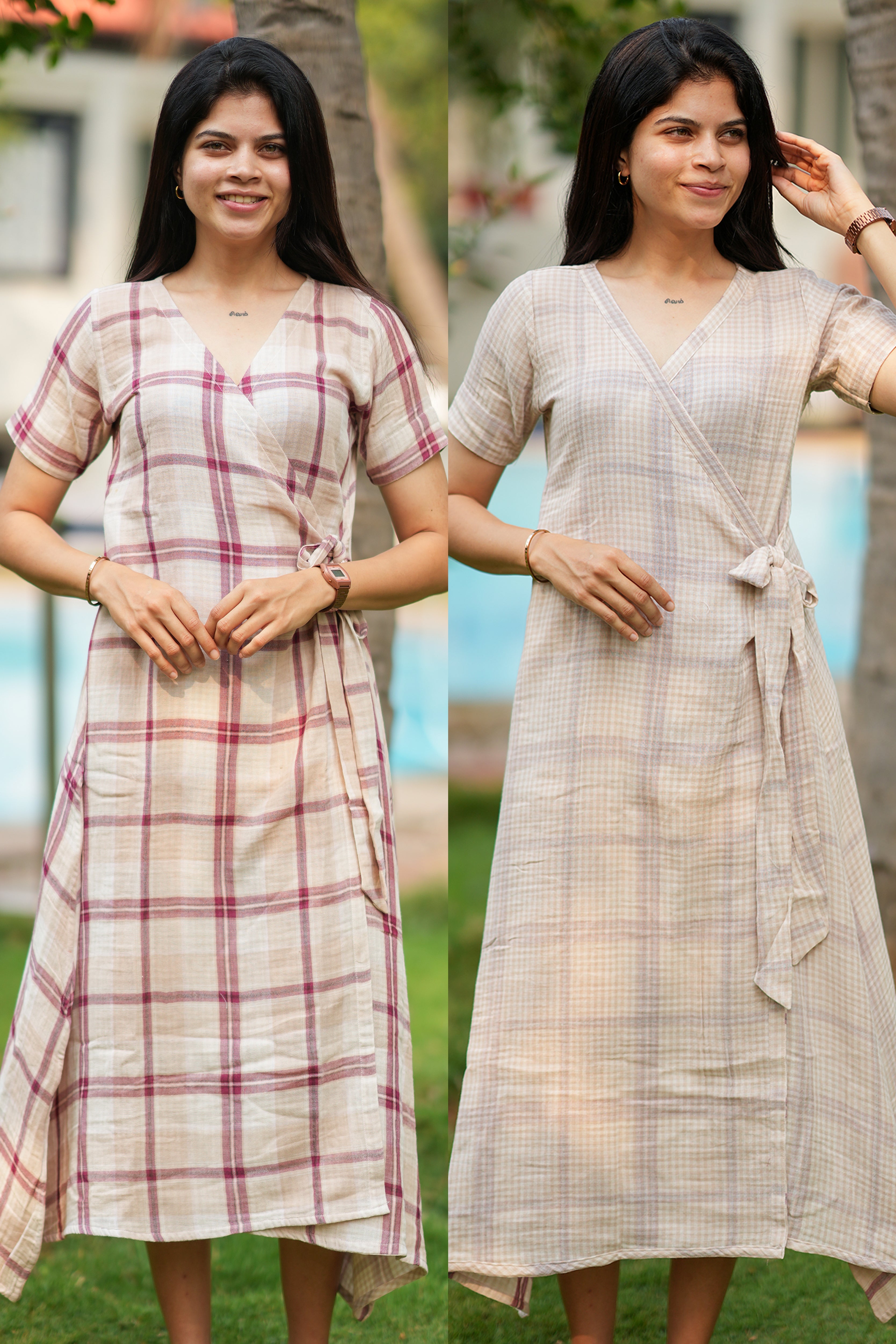 Sara Reversible Wrap Dress – Label Yara